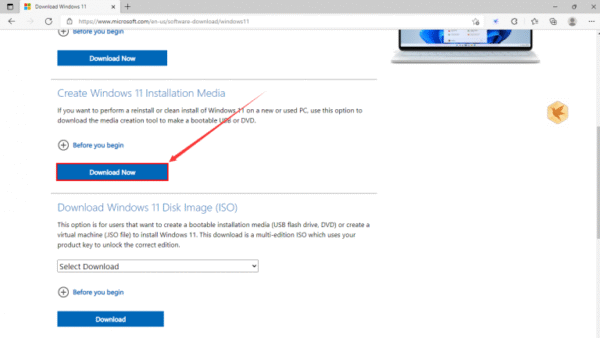 Windows 11 Installation Media Creation Guide